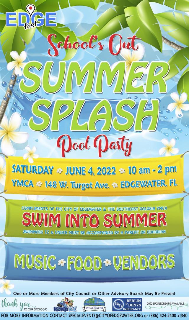 School's Out Summer Splash Party